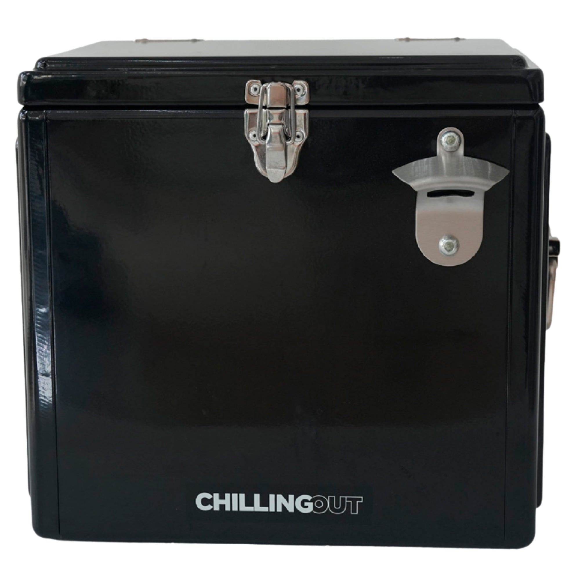 Hielera Metálica Negra 15 Litros Para Eventos Chilling-Out – Cheedo.shop